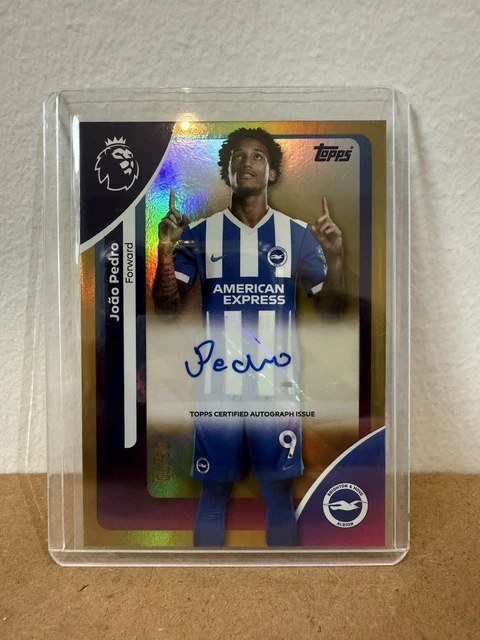 JOAO PEDRO AUTO /50 Topps Premier League 2026 Chelsea Brighton £43.32 ...