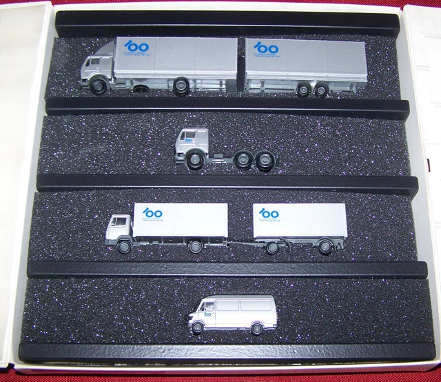 100 JAHRE DAIMLER Benz Set mit 4 Modellen MB/Herpa Nr : 6840640800 EUR ...