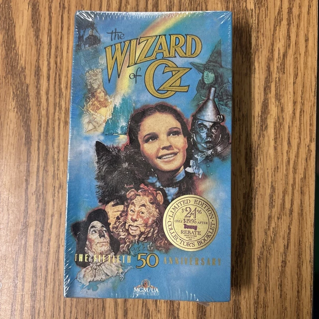 THE WIZARD OF Oz VHS 50th Anniversary Edition - Factory Sealed - W ...