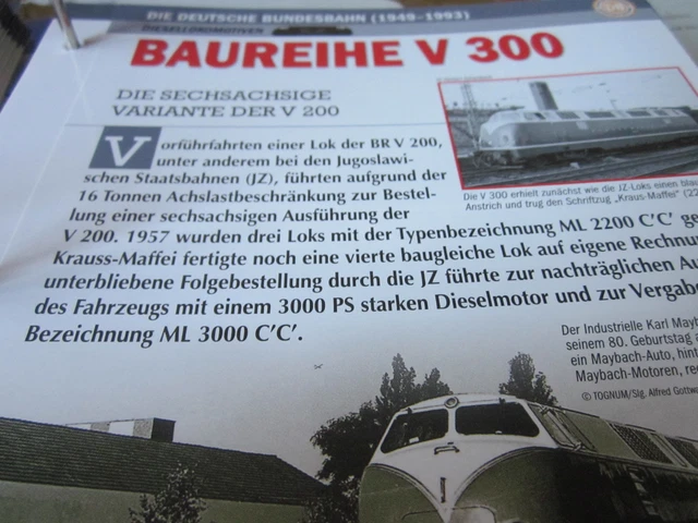 DEUTSCHE EISENBAHNGESCHICHTE N DB 1949-1993 Baureihe V 65 MAK ...