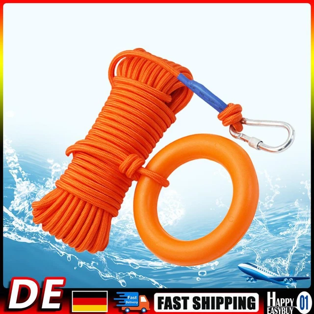 LIFESAVING ROPE NON-BRIEF Outdoor Throwing Ring Rope for Swimming ...