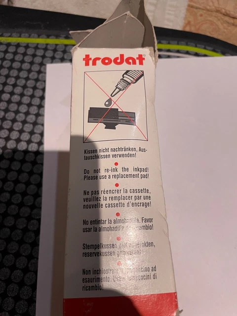 TRODAT AUTOMATIC NUMBERING Machine Stamp 5756 Self Inking Numberer Metal £12.50 - PicClick UK