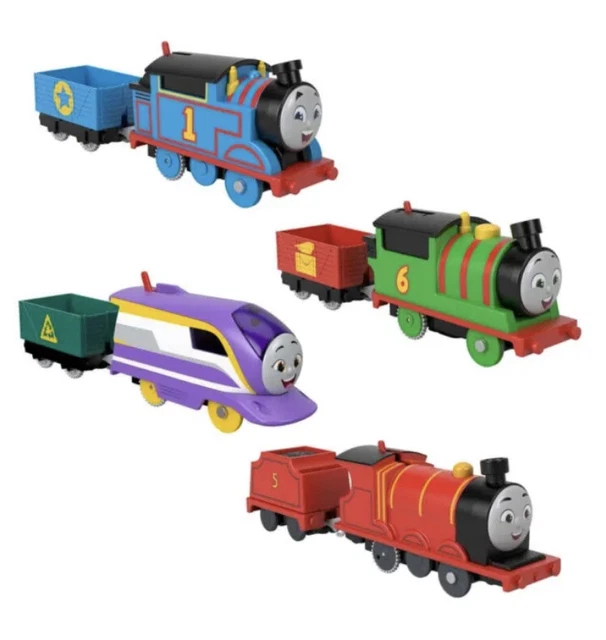 THOMAS & FRIENDS, Percy, James, Kana Motorised Train 4-Pack Set New ...