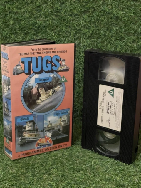 TUGS VHS VIDEO Tape Trapped High Winds Ghosts Children’s Kids Thomas ...