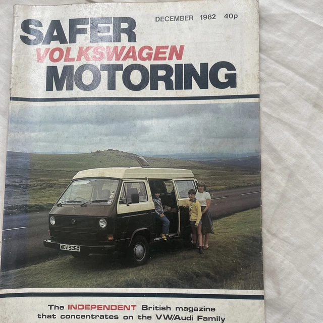 VW SAFER MOTORING magazine, Devon moonraker Test. Beetle NSU £3.83 ...