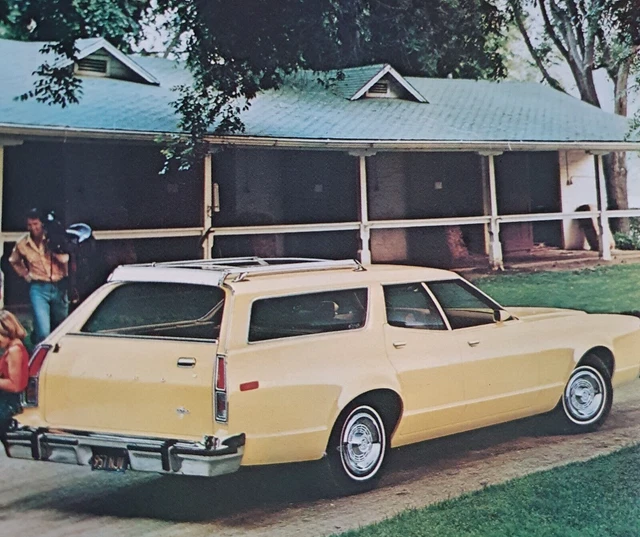 VINTAGE 1977 FORD Station Wagons car dealership brochure USA Pinto Club ...