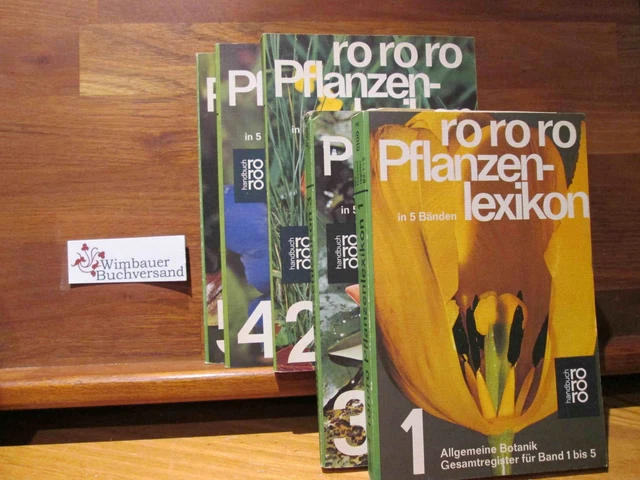 RORORO-PFLANZENLEXIKON; BD. 1 bis 5 mit insgesamt 13465 Stichw. von ...