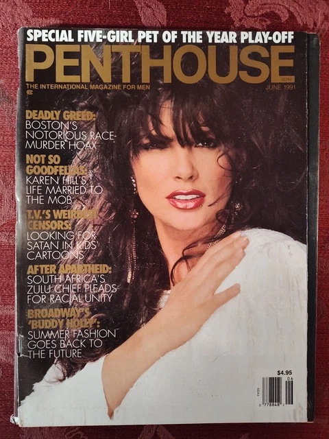 PENTHOUSE MAGAZINE JUNE 1991 Julie Strain Mangosuthu Buthelezi Ben ...