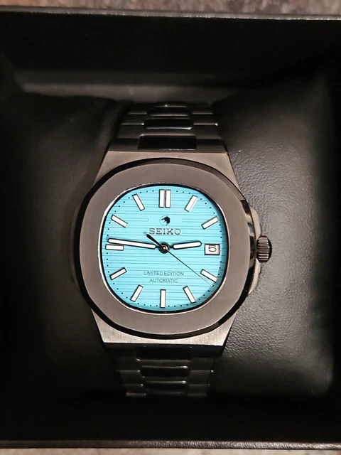 SEIKO NAUTILUS CUSTOM Mod, "Witcher" Automatic Watch, Tiffany Blue Dial. Limited $299.00 ...