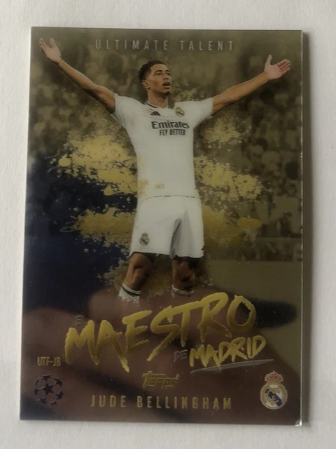 TOPPS MATCH ATTAX 2025 Jude Bellingham Ultimate Talent El Maestro ...