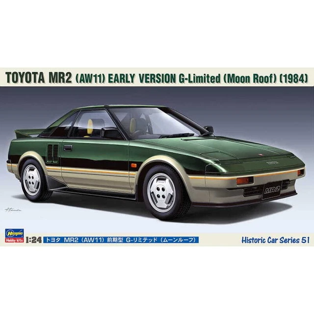 HASEGAWA 21151 TOYOTA MR2 (AW11) CAR Scale 1/24 Hobby Plastic Kit NEW ...