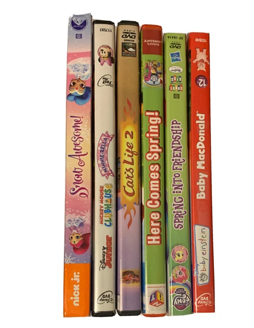 KIDS AND FAMILY DVD Lot(Nick Jr/Mickey+more)Original Cases Good ...