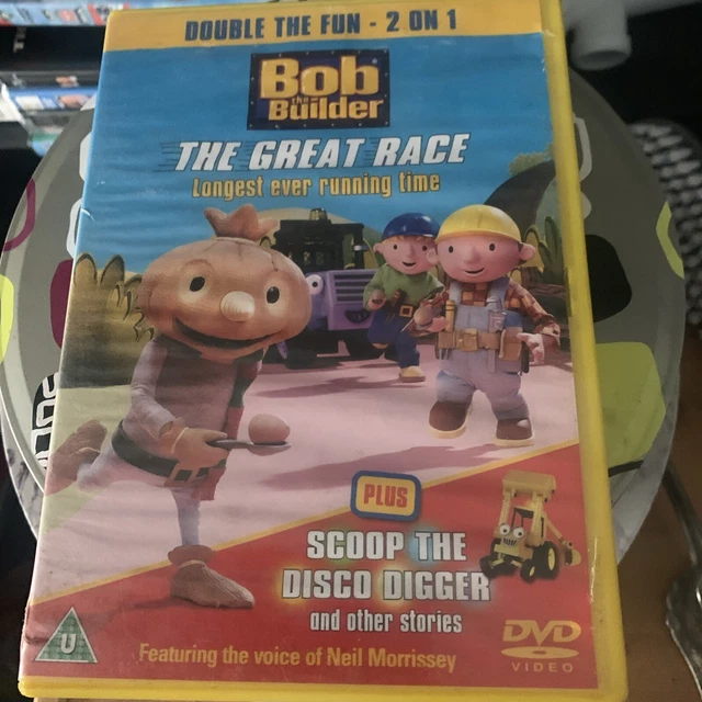 BOB THE BUILDER - The Great Race / Scoop The Disco Digger (DVD, 2004) £ ...