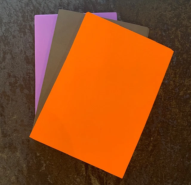 A4 PLAIN FOAM EVA Sheets Halloween Colours 2mm Art And Craft DIY School ...