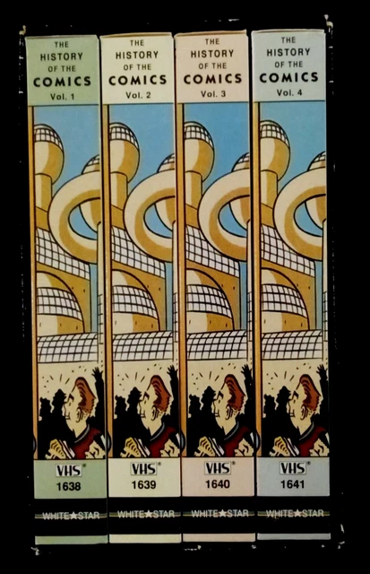 THE HISTORY OF Comics Vol 1-4 VHS Tapes 1990 Whitestar £14.10 - PicClick UK