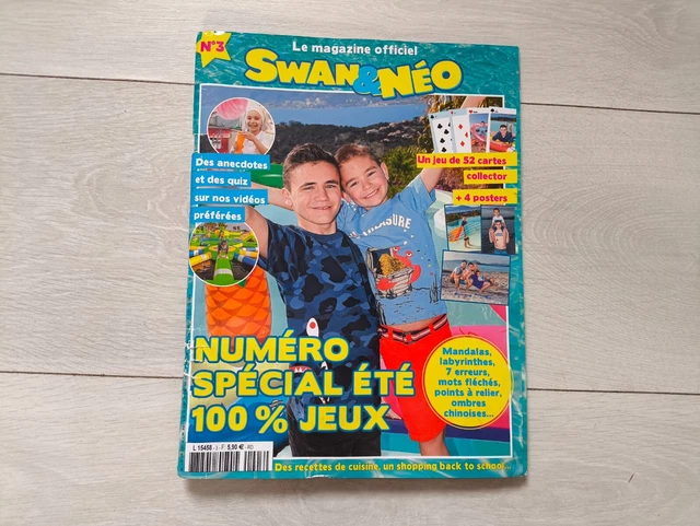 MAGAZINE OFFICIEL YOUTUBEUR Swan & Néo n°3 - spécial jeux été EUR 2,50 ...