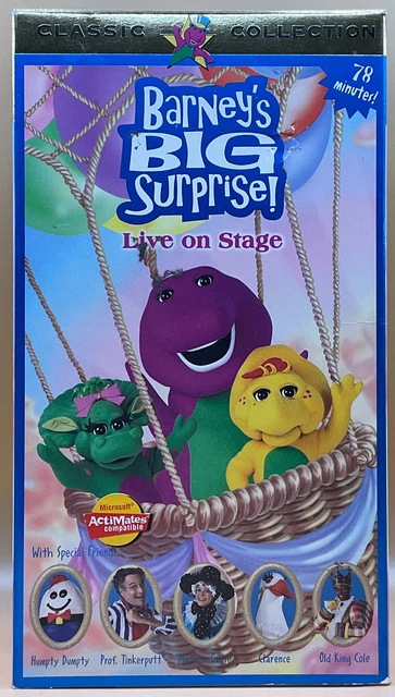 BARNEY - BARNEYS Big Surprise VHS 1998 **Buy 2 Get 1 Free** $19.27 ...