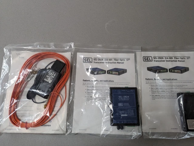 SEL-2824 RS485 FIBRE Transceiver Modbus $300.00 - PicClick AU