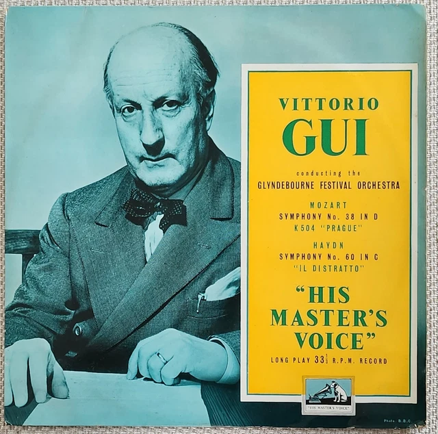 VITTORIO GUI - Haydn / Mozart Symphonies, HMV ALP 1114 Original ...