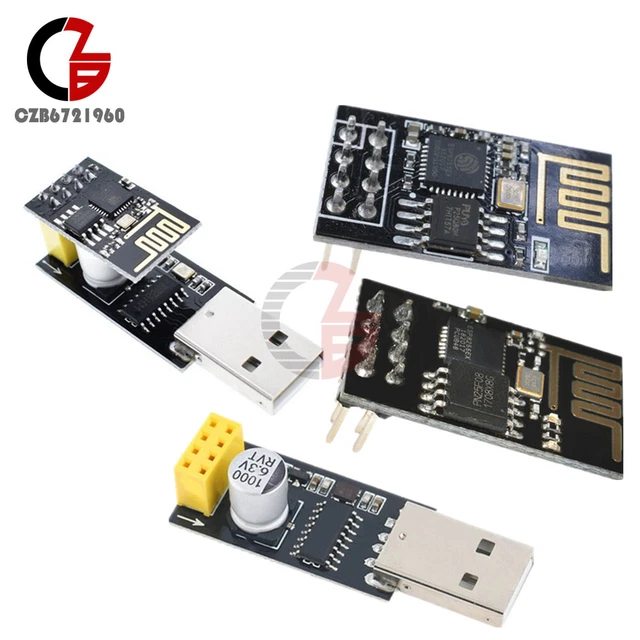 CH340G USB TO ESP8266 ESP-01 ESP-01S Serial Wifi Development Adapter ...