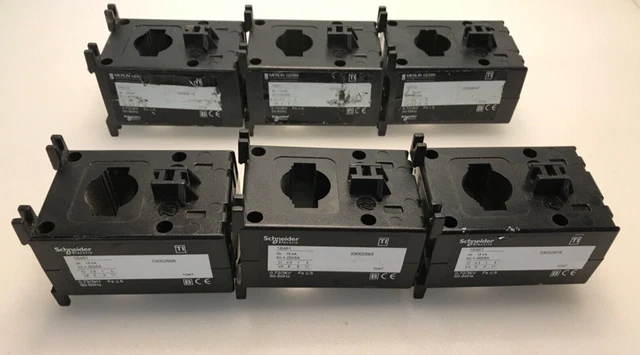 6 X SCHNEIDER/MERLIN GERIN CURRENT TRANSFORMERS (233#K) £29.99 ...
