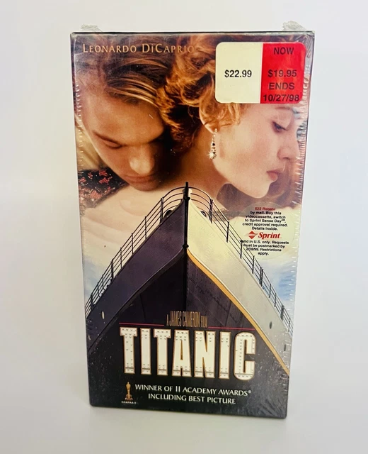 RARE VHS BOX SET TITANIC PART ONE AND TWO brand new VHS sealed ...
