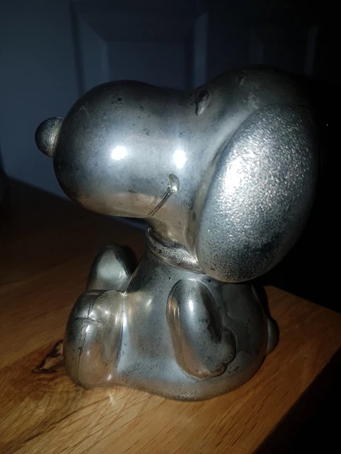 VINTAGE SNOOPY MONEY Box Silver Plated 1958 £1.79 - PicClick UK