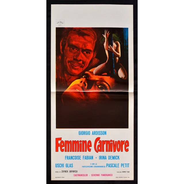 AFFICHE FEMELLES CARNIVORE Irina Demick Uschi Glas Petit Ardisson B177 ...