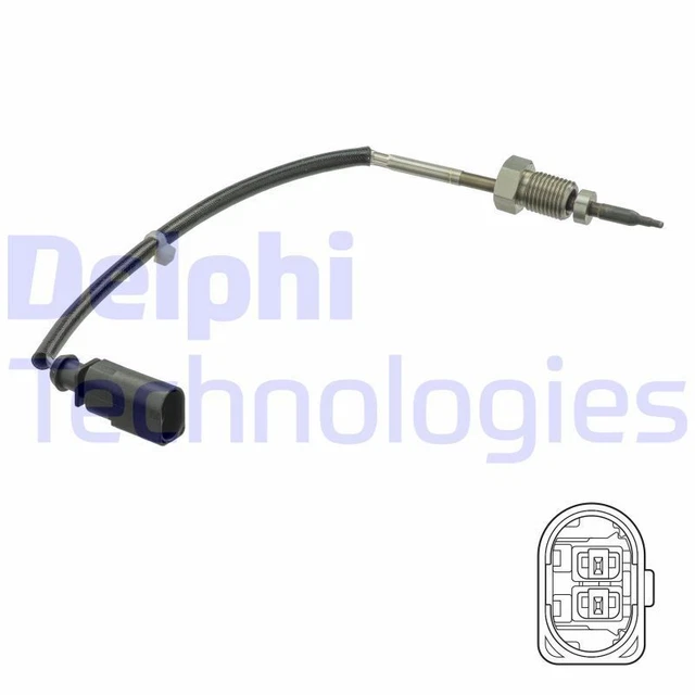 SENSORE TEMPERATURA GAS di scarico Delphi Ts30251 per pianale VW Amarok 11-16 EUR 72,81 ...