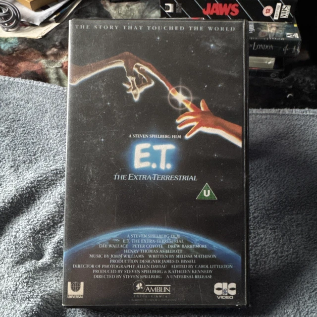 E.T. THE EXTRA Terrestrial-Original Release Vhs-Hologram Edition ...