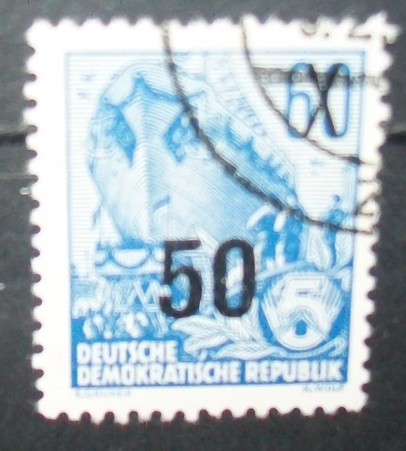 N°355H STAMP GERMAN DEMOCRATIC REPUBLIC DDR 1954/55 CANCELED aus EUR 0 ...