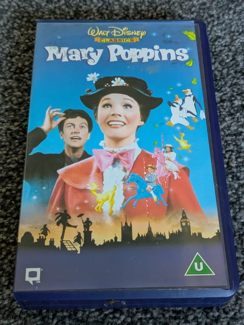 WALT DISNEY'S MARY Poppins VHS - UK Pal £5.92 - PicClick UK