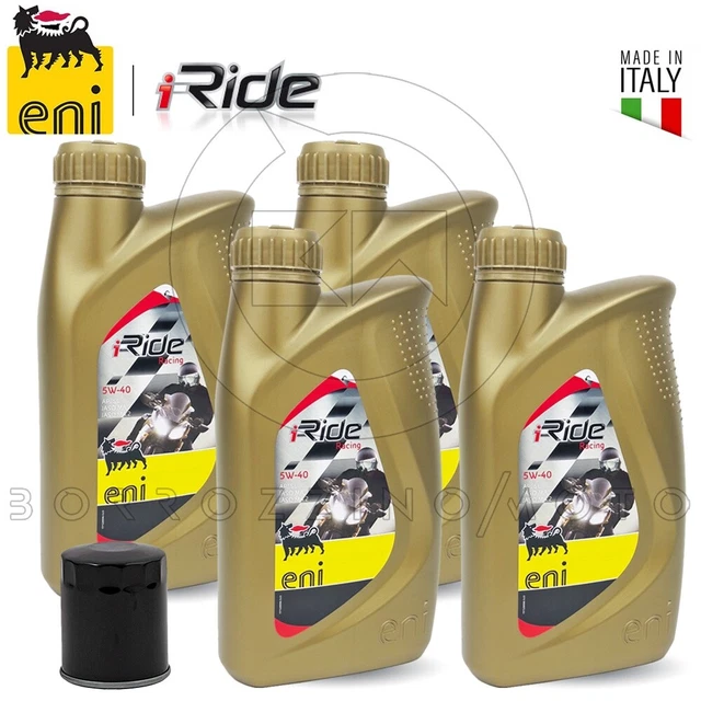 ENTRETIEN HUILE ENI I-Ride 5W40 Filtre Triumph Speed Triple ABS 1050 ...
