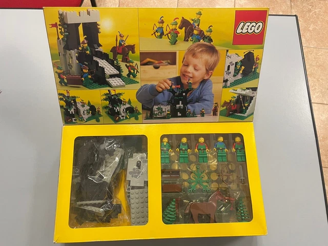 LEGO 6066 FORESTMEN Camouflaged Outpost Completa Box Con Inner Castle ...