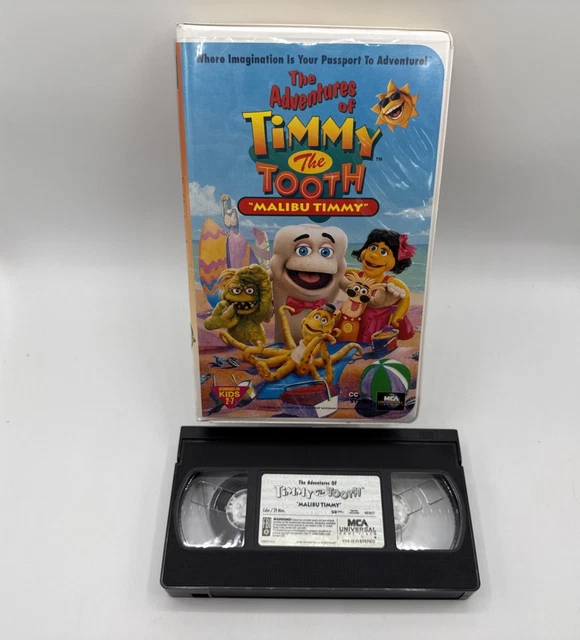 THE ADVENTURES OF Timmy the Tooth: Malibu Timmy (VHS, 1995, Clamshell ...