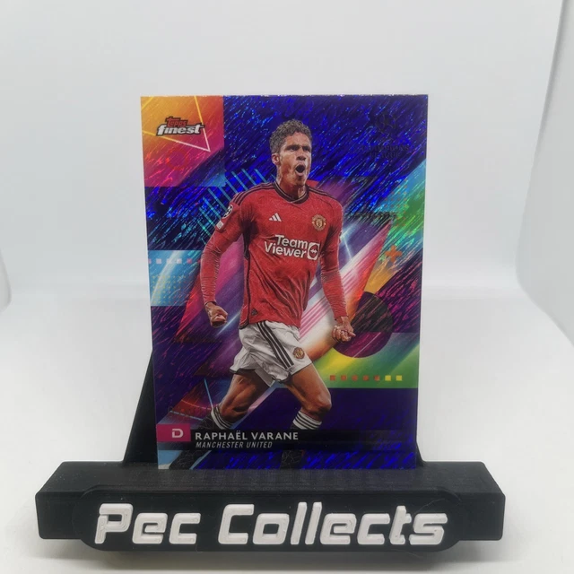 2023-24 TOPPS BEST UEFA Club Competitions Raphael Varane violet ...