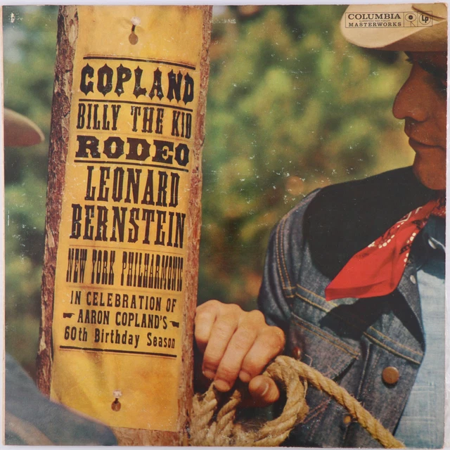 COPLAND-LEONARD BERNSTEIN, NEW York Philharmonic-Billy The Kid/Rodéo LP ...