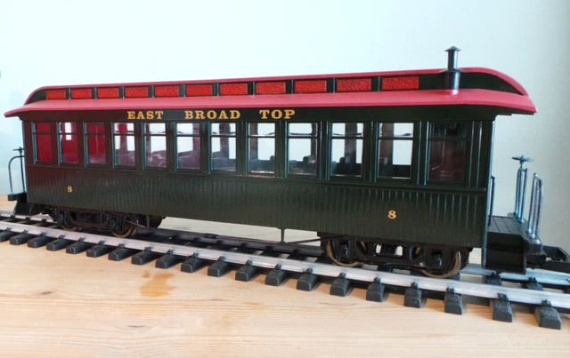 BACHMANN G GAUGE Railway Big Haulers Lighting Coach East Broad Top ...