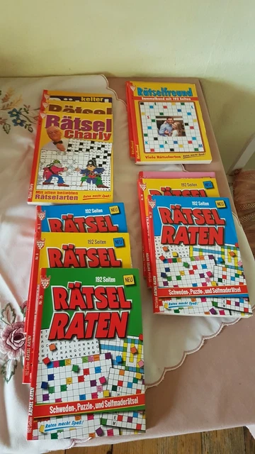 RÄTSELHEFTE 12 STÜCK - wie Rätsel-Charly - Rätsel-Raten - Kelterverlag ...