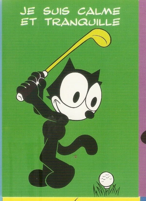 FELIX LE CHAT carte postale BD Edition Hazan 1997 état TOP (Golf) EUR 3 ...