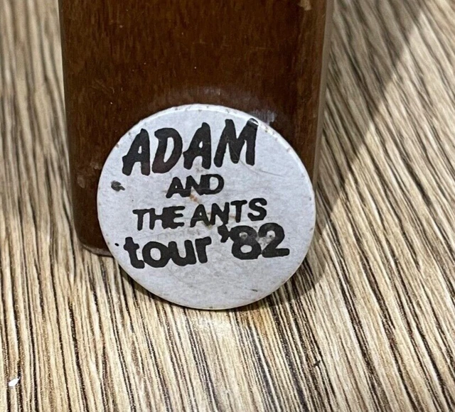VINTAGE ADAM & The Ants 1980s Metal Pin Badge - 1982 Tour PUNK RARE £14 ...