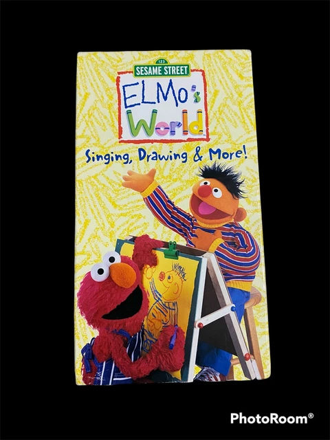 ELMOS WORLD - Singing, Drawing More (VHS, 2000) EUR 8,07 - PicClick FR
