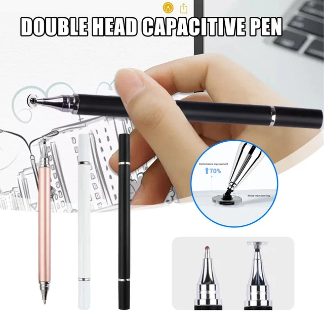 UNIVERSAL 2 IN 1 Drawing Stylus Pen For Tablet Mobile Android ios Phone ...