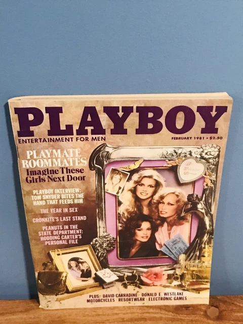 PLAYBOY MAGAZINE FEBRUARY 1981: Vicki Lasseter Nude Pictorial ...