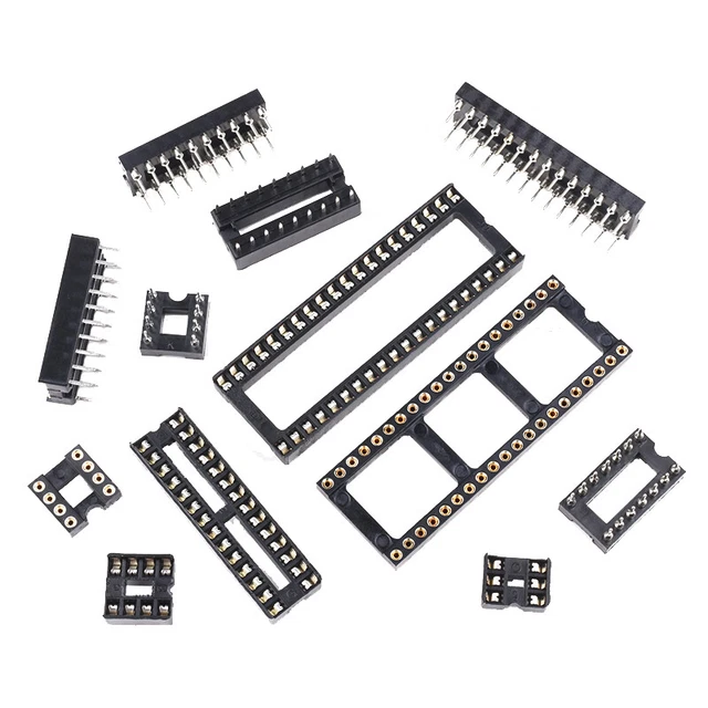 6/8/14/16/18/20/24/28/40 PIN DIL IC Sockets Integrated Circuit Socket ...