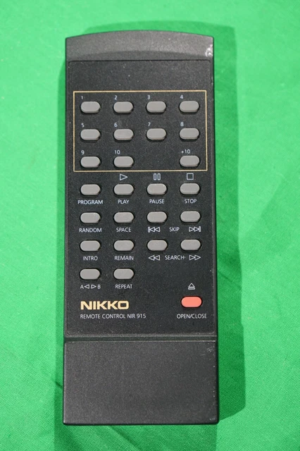 NIKKO NIR 915 Remote Control Replacement OEM Genuine $40.00 - PicClick CA