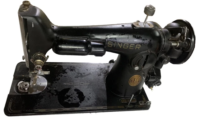 SINGER 201 ANTIQUE SEWING MACHINE (Needs Wiring Work) SELLING AS IS $50 ...