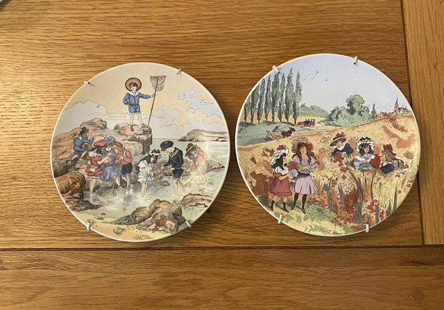 POOLE POTTERY PLATES Seaside Countryside Scenes Emilie Rohida £7.99 ...