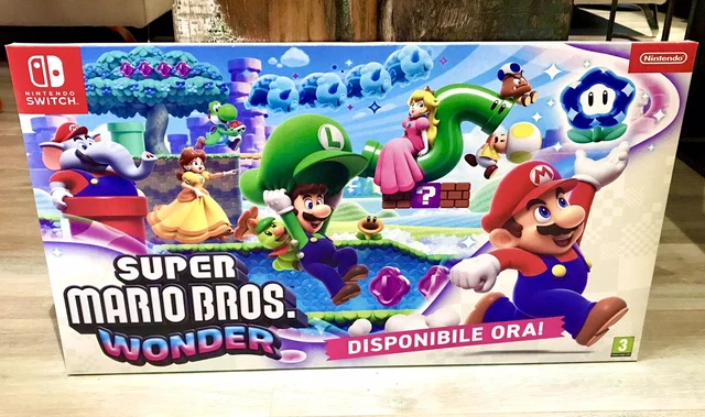 SUPER MARIO BROS Wonder Nintendo Switch Promo Official Store Standee ...