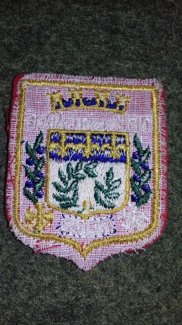 ANCIEN INSIGNE TISSU Brode Scout Reims Dieu En Soit Garde Scouts ...